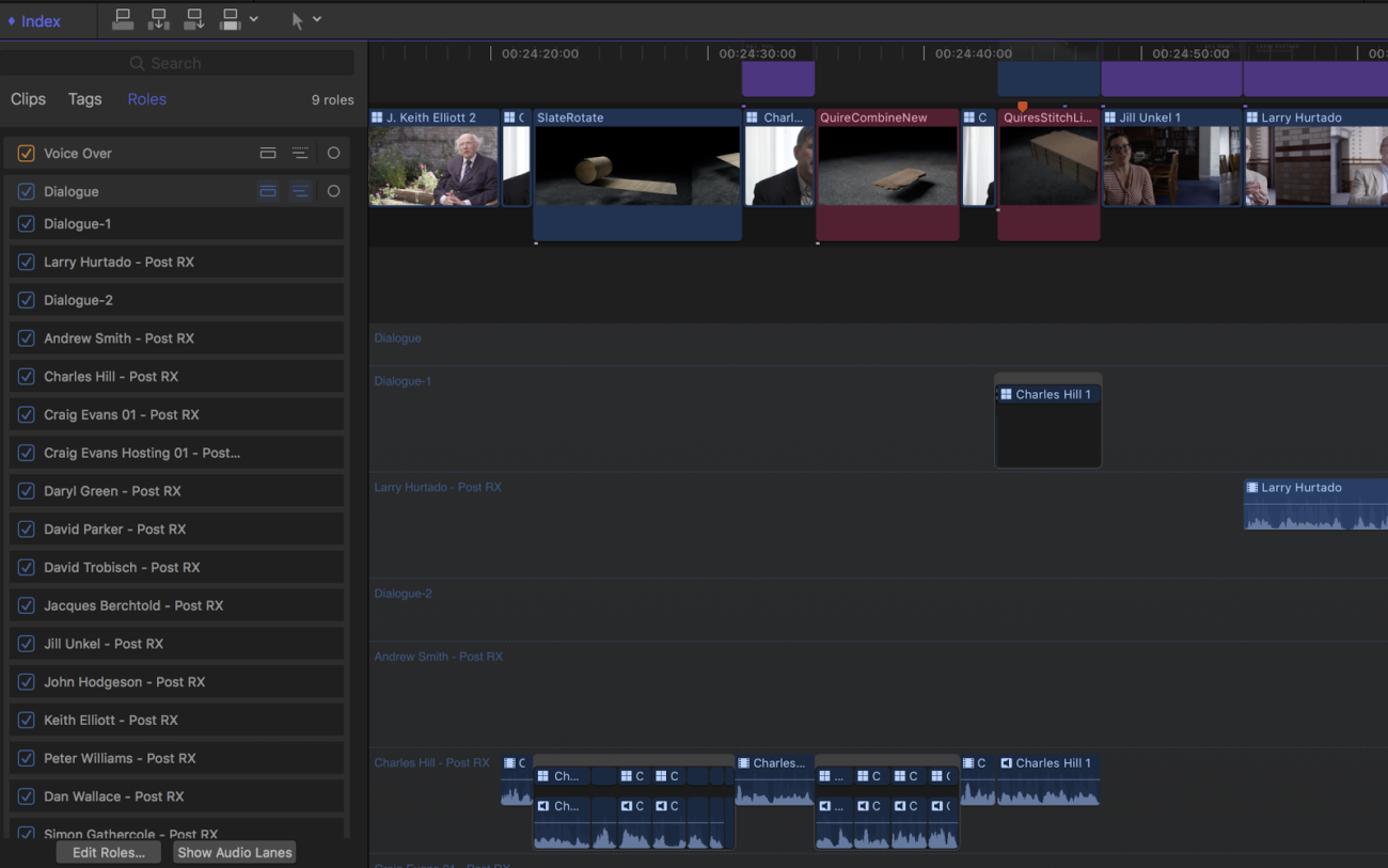The Secret Power of FCPX Roles And A Trackless Future