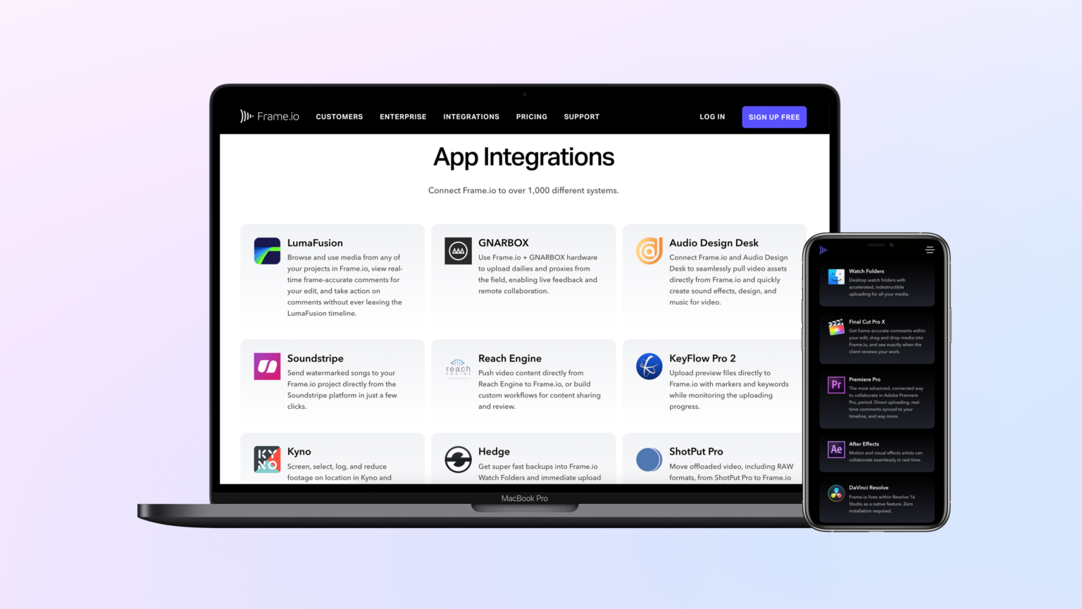 Introducing Three New Frame.io Workflow Integrations