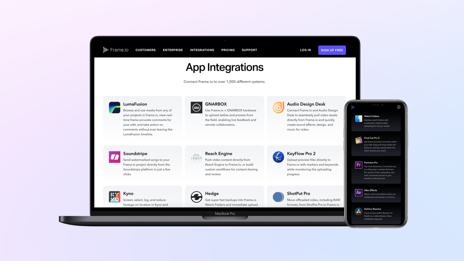 Introducing Three New Frame.io Workflow Integrations