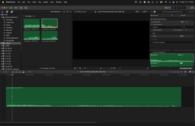 Insider Tips: Anchor Your Audio with a Gap Clip in Final Cut Pro