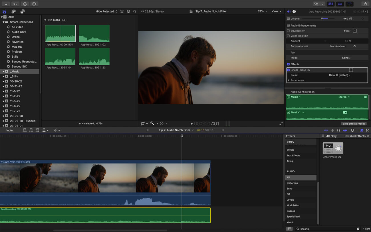 Insider Tips: Separate Dialogue with Final Cut Pro’s Audio Notch Filter