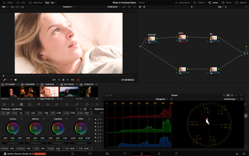 What Is Contrast Ratio and How Does It Affect Color Grading?