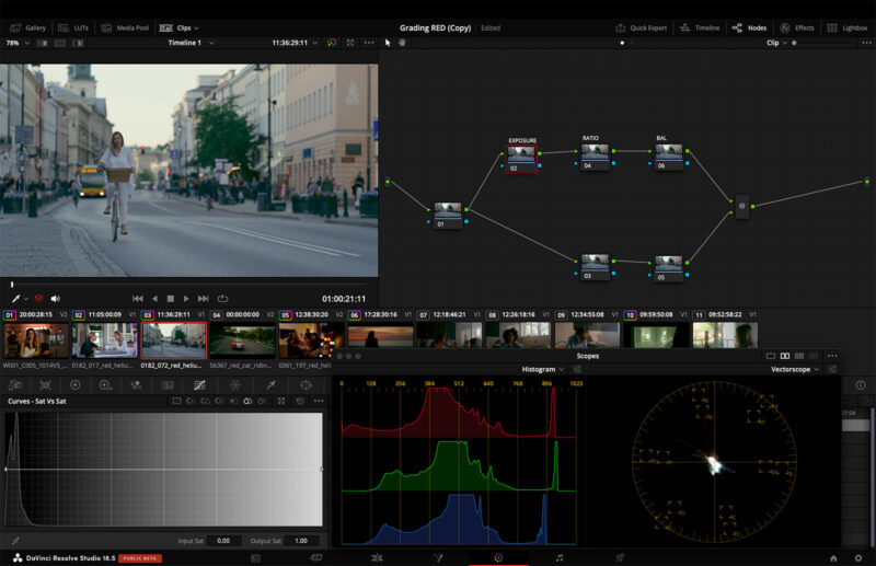 How a Professional Colorist Grades RED Camera Footage in Resolve ...